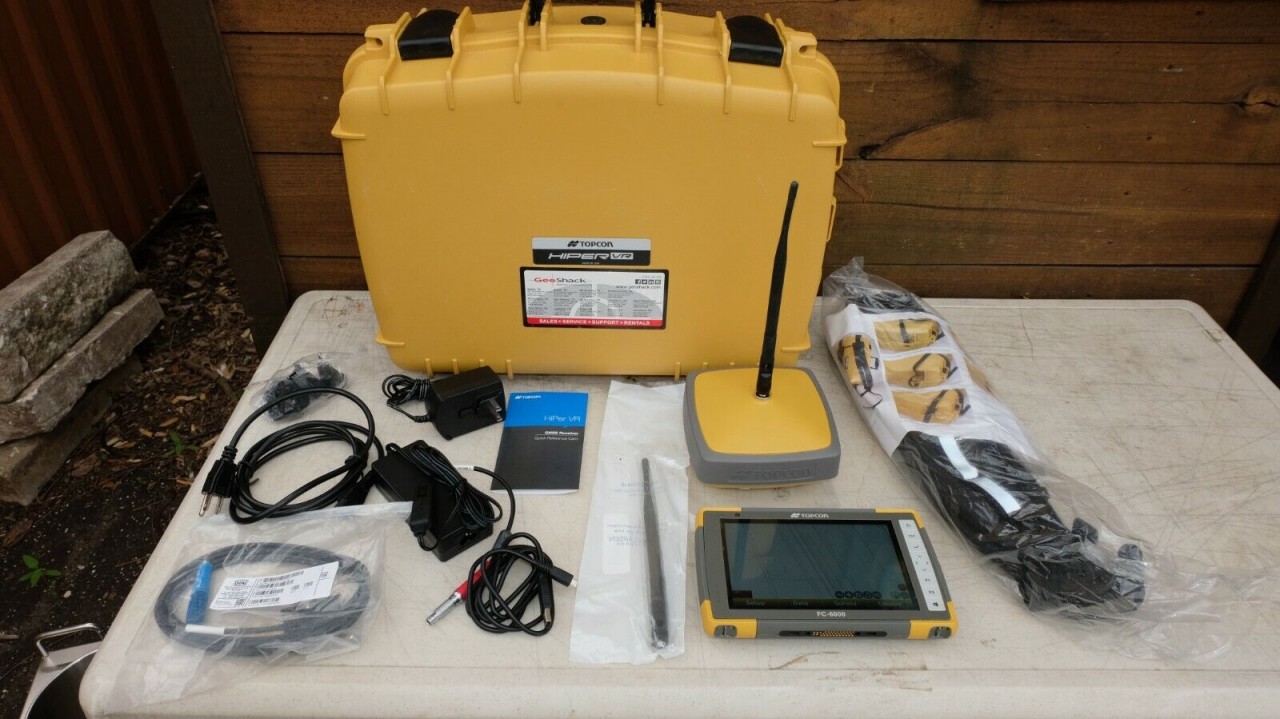 Topcon Hiper VR Rover Receiver UHF FC 6000 Data Collector - MEASUREMENT ...